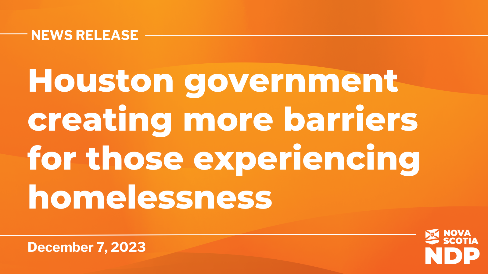 Houston government creating more barriers for those experiencing ...