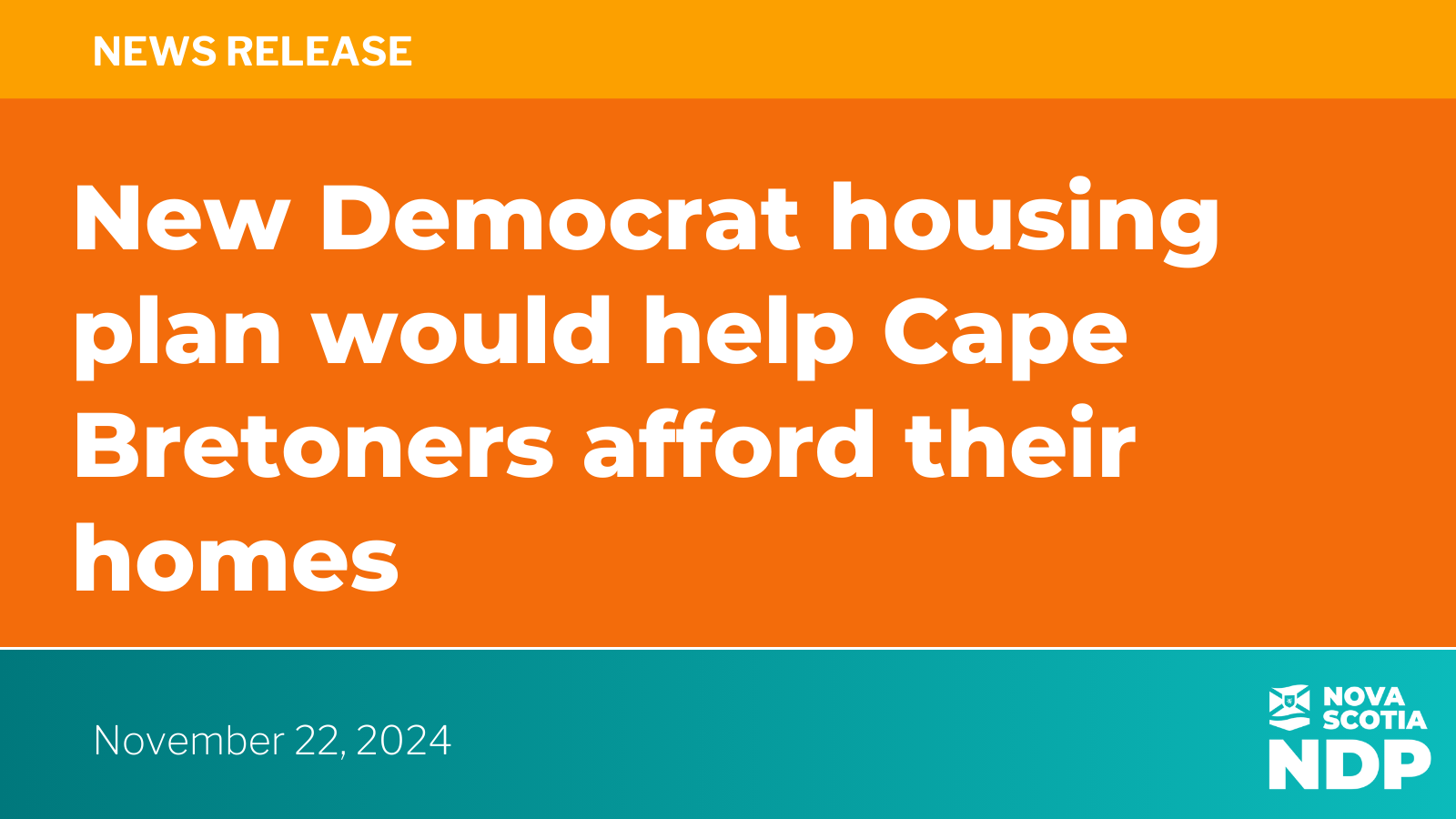 New Democrat housing plan would help Cape Bretoners afford their homes ...