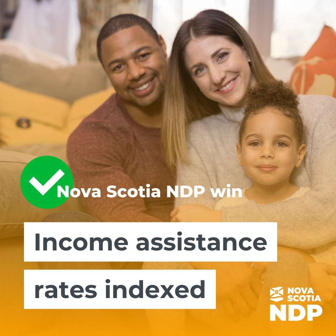 Houston Conservatives bow to NSNDP pressure, index income assistance ...