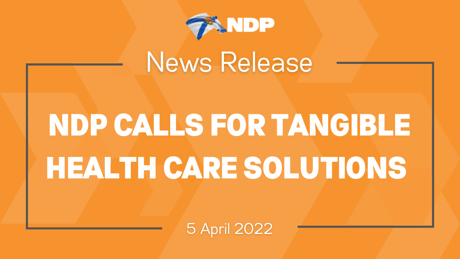 NDP calls for tangible health care solutions « Nova Scotia NDP