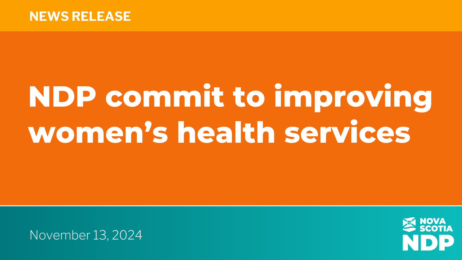 NDP commit to improving women’s health services « Nova Scotia NDP